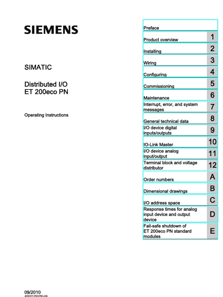 Et200eco PN Operating Instructions en-US en-US | PDF | Electrical ...