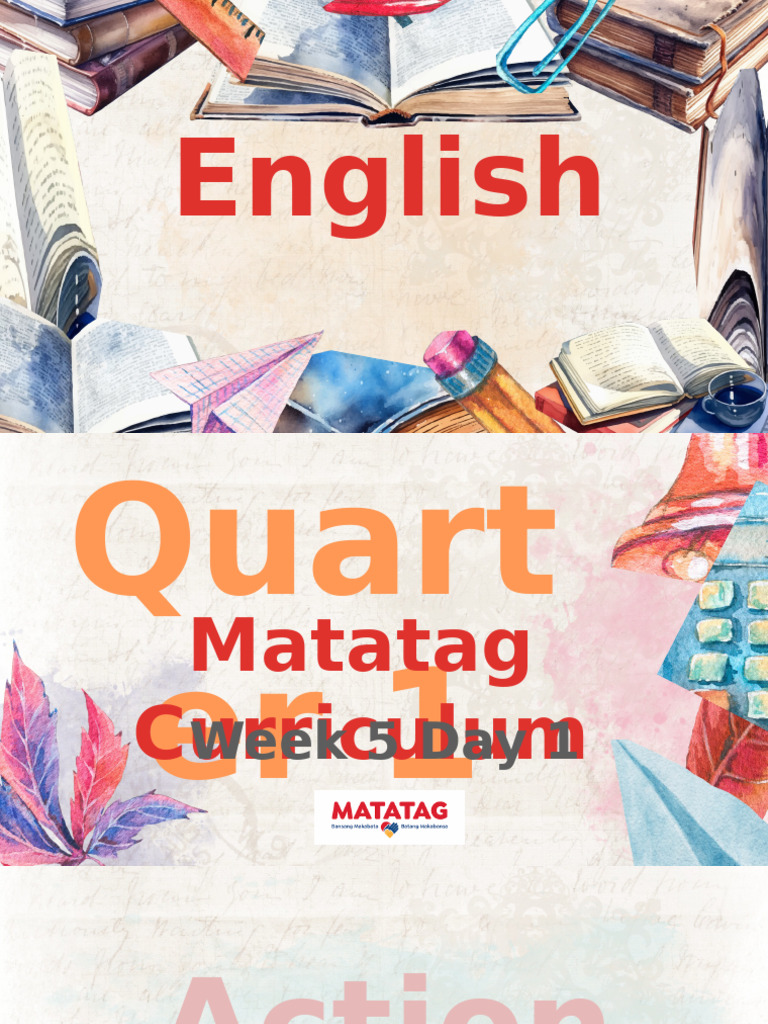 English 4 w5 Matatag | PDF
