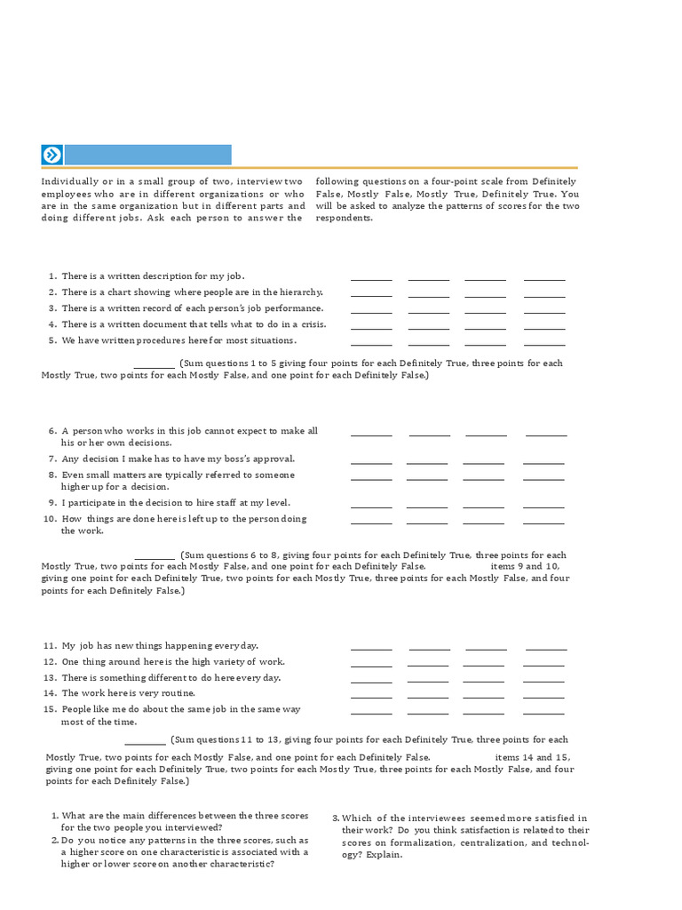 Module 1 Task 2 - Measureing Dimensions of Organization | PDF