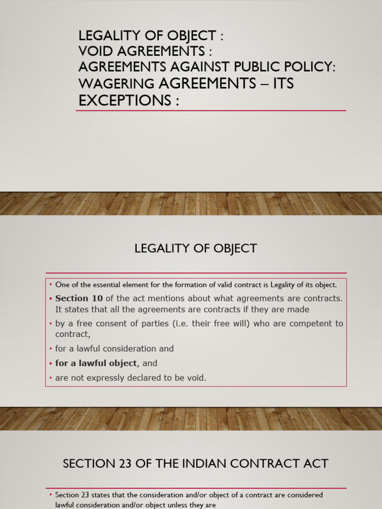Legality of Object | PDF