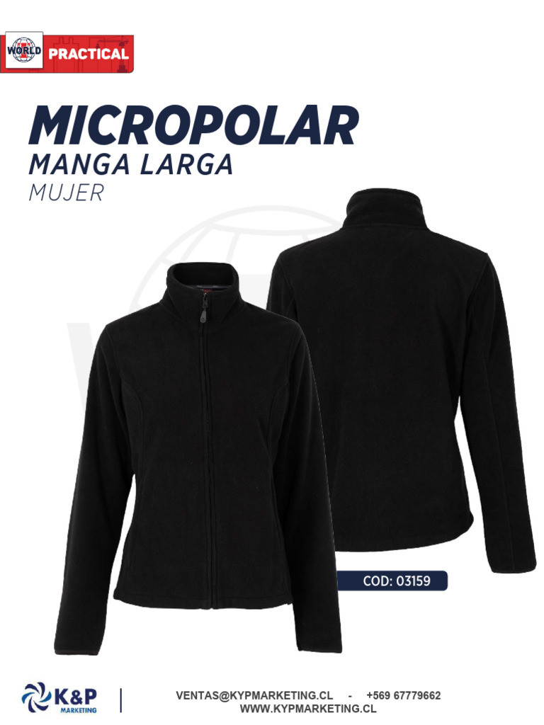 MICROPOLAR MANGA LARGA MUJER - Compressed | PDF