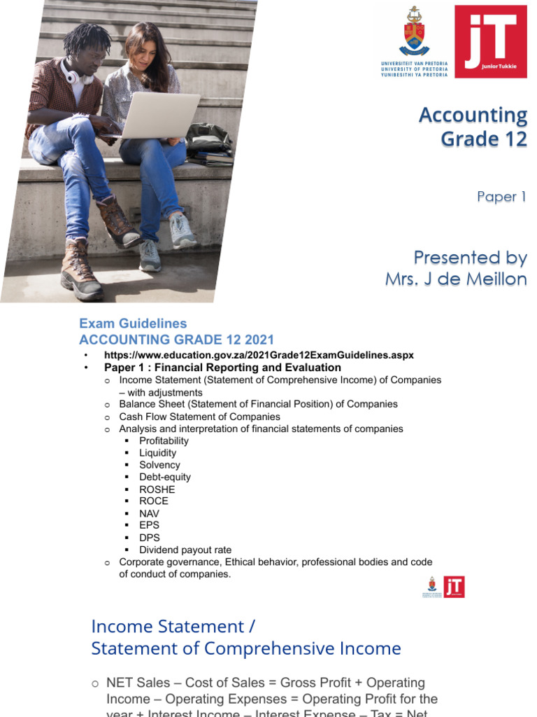 Accounting Paper 1 Summer School Exam Preparation | PDF | Expense ...