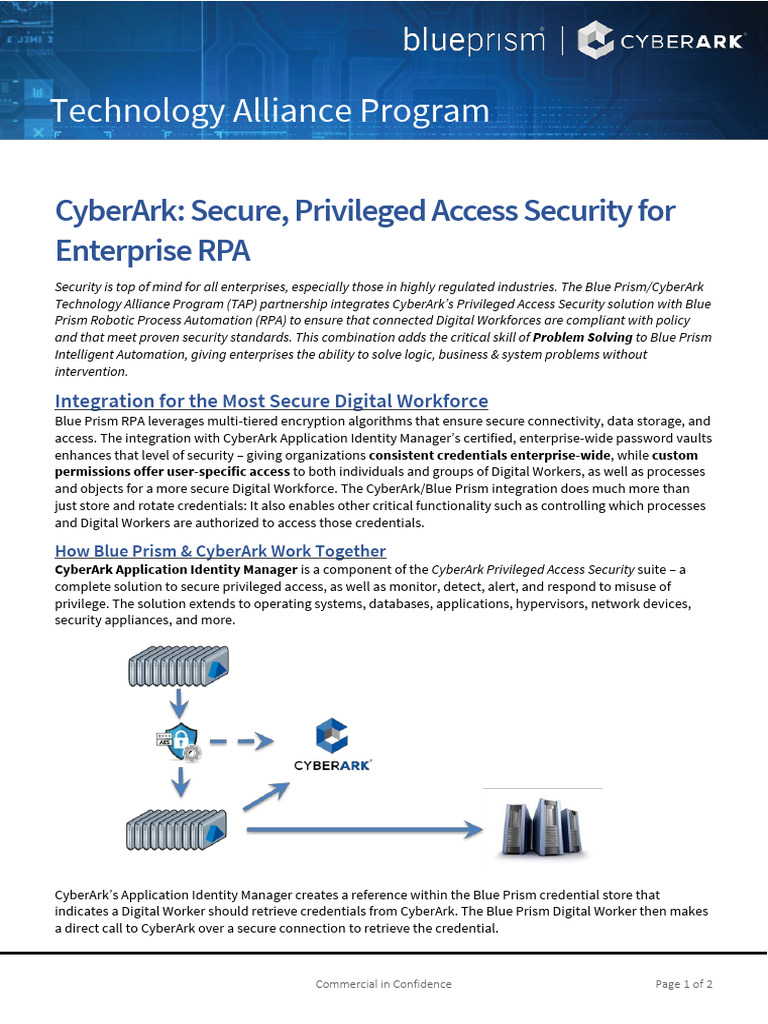 CyberArk BP EXTERNAL 1 Sheet REV FINAL 1116 | PDF