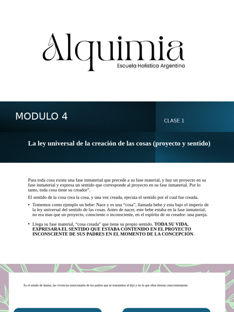 MODULO 4 - CLASE 1 | PDF