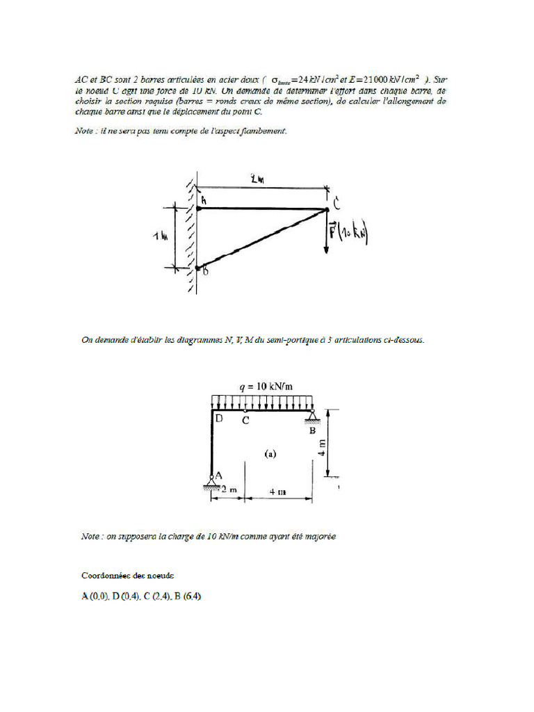 Ossature RDM6 - M1-GC-2015-2016 - Copie | PDF