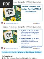 MATATAG Lesson Plan Template | PDF | Career & Growth