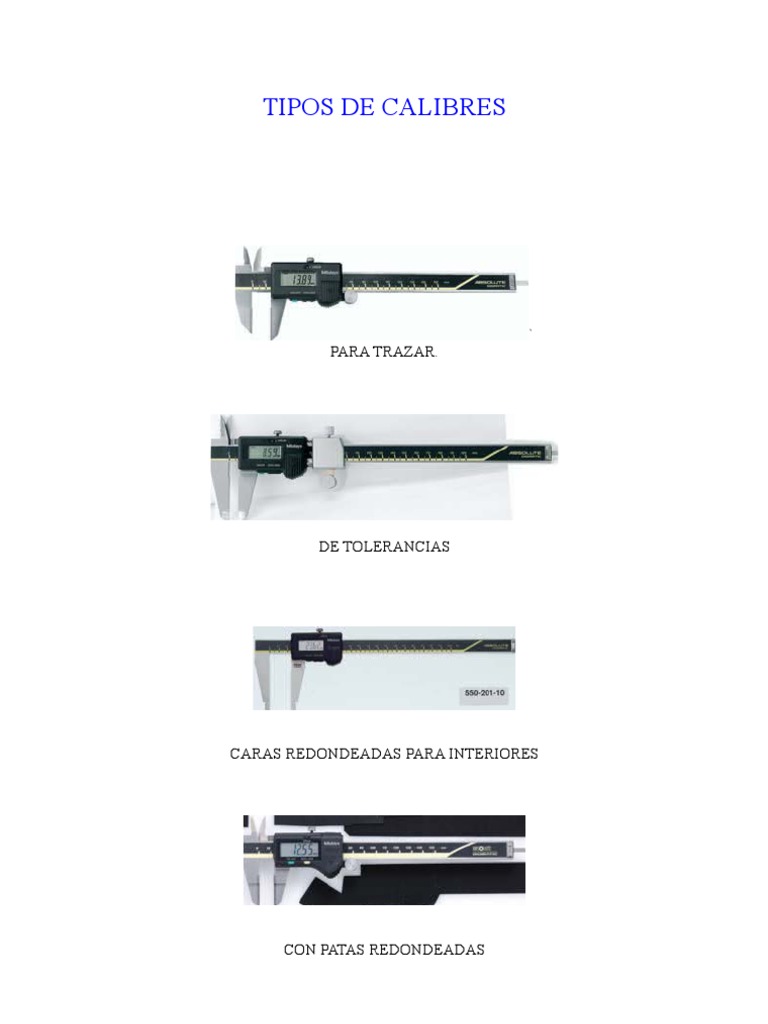 Tipos de Calibres | PDF
