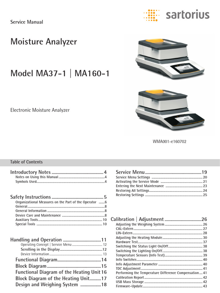 Manual de Servicio MA37 | PDF