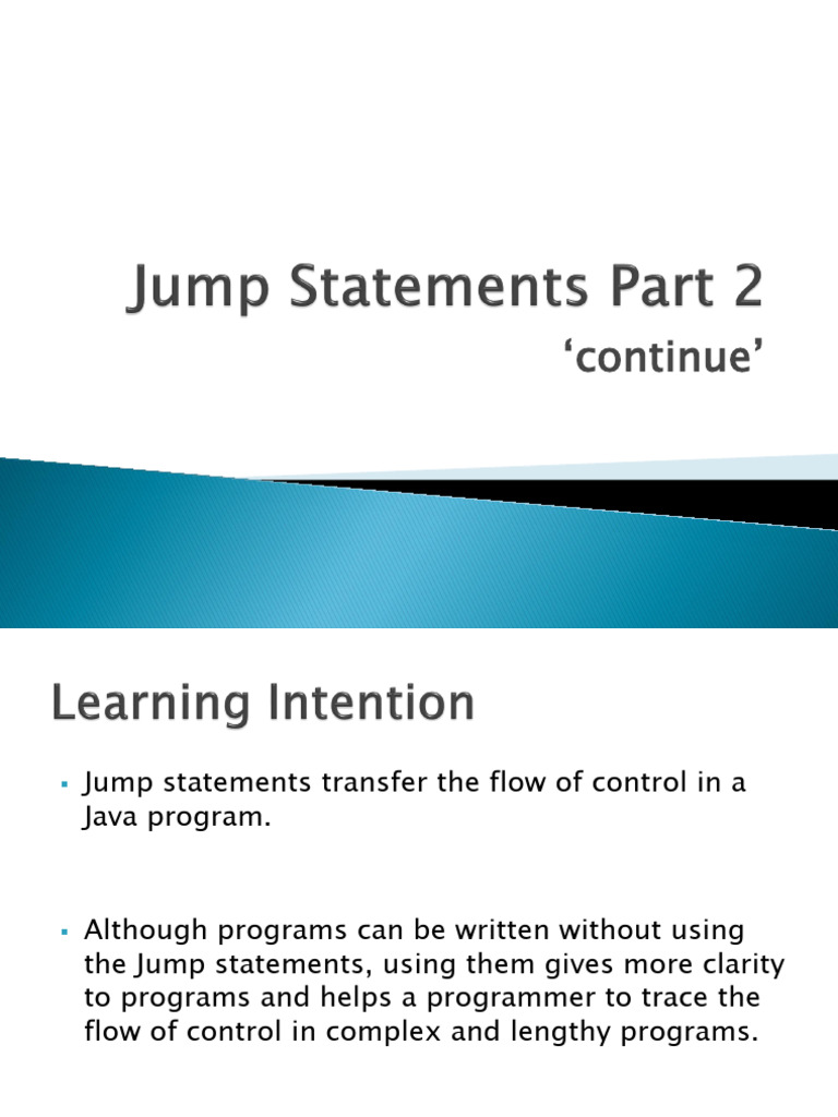2 Jump Statements-Part2 | PDF