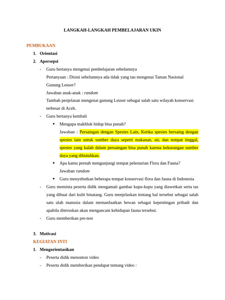 Scenario Kak Elvi | PDF