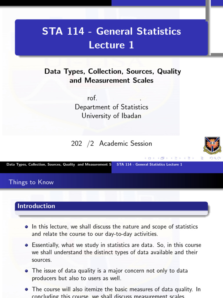 Lecture 1 Introduction | PDF