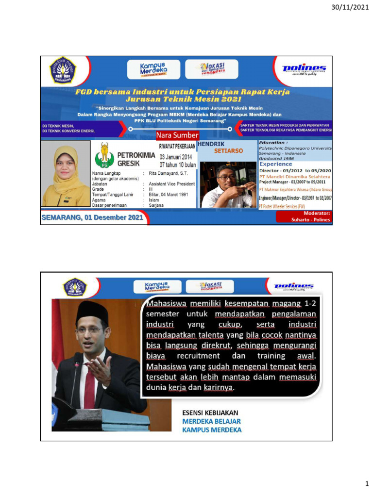 FGD MBKM Polines 01122021 | PDF