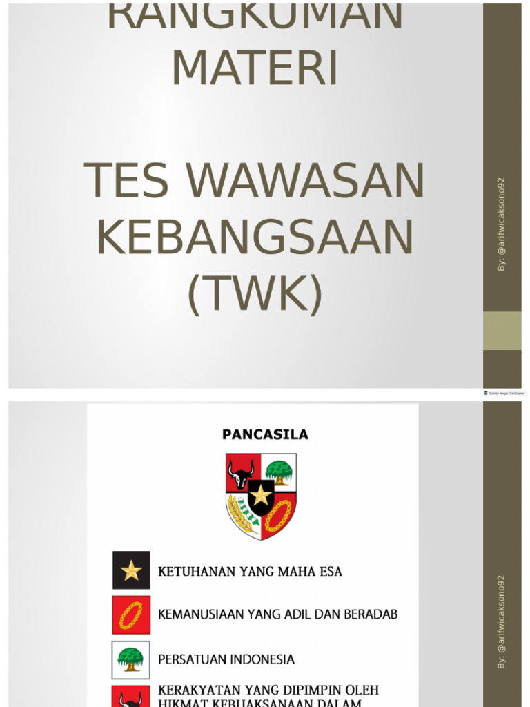 Materi TWK | PDF