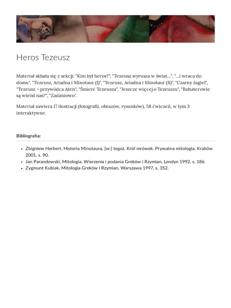 Heros Tezeusz | PDF