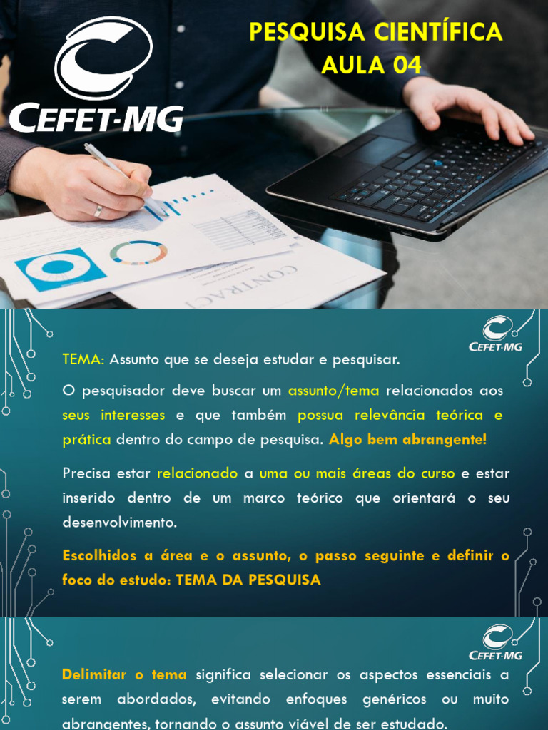 Aula02 - Pesquisa Cientifica | PDF