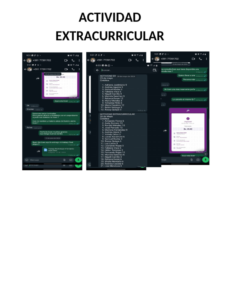 Actividad Extracurricular | PDF