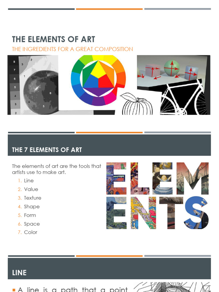 The Elements of Art PPT LESSON 2 | PDF | Color | Composition (Visual Arts)