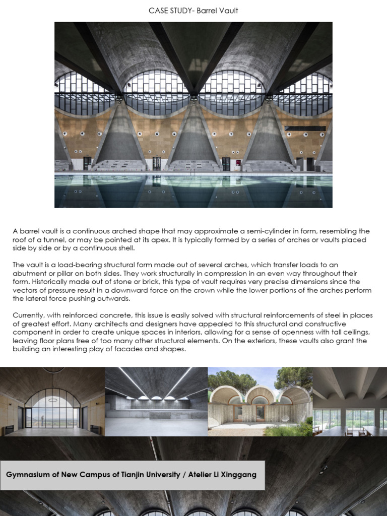 Barrel Vault Design | PDF