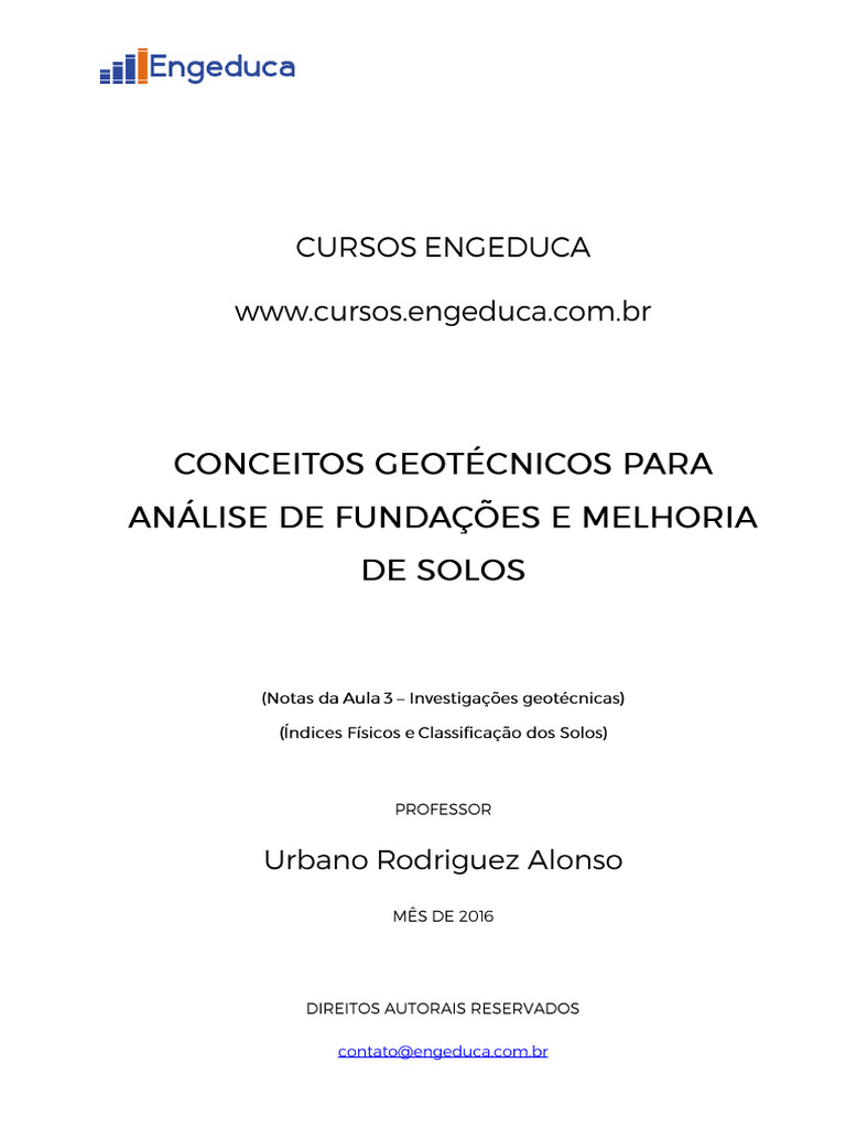Aula 3 - Ndices F Sicos e Classifica o Dos Solos | PDF