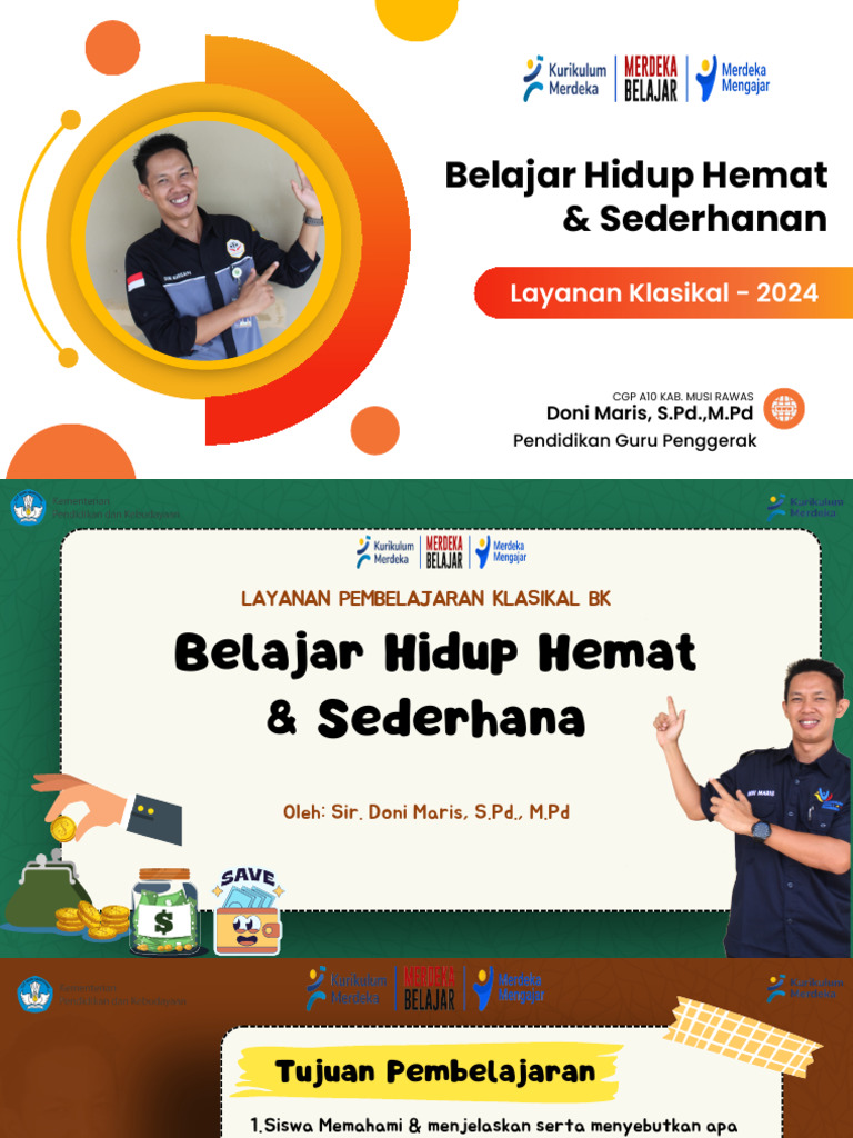 Layanan Klasikal Hidup Hemat Dan Sederhana | PDF