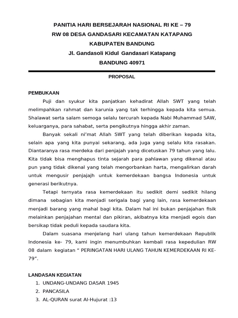 Proposal PHBN 2024 | PDF