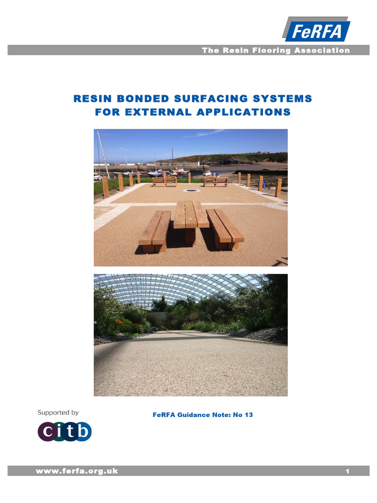 TGN13Resin Bonded Systems Final | PDF | Concrete | Home & Garden