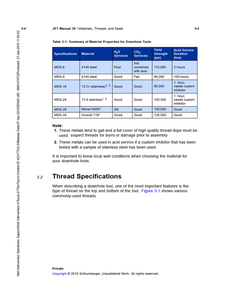 Thread Specifications 1721520450 | PDF