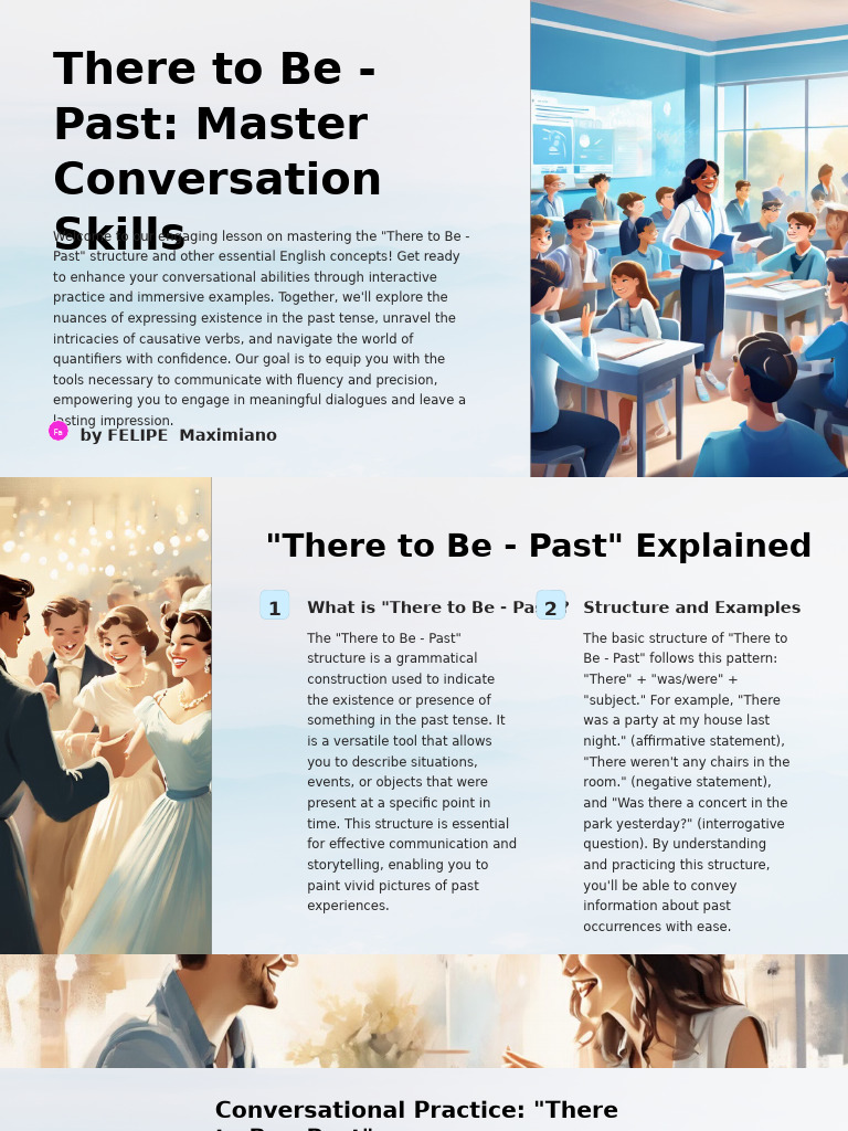 There To Be Past Master Conversation Skills | PDF