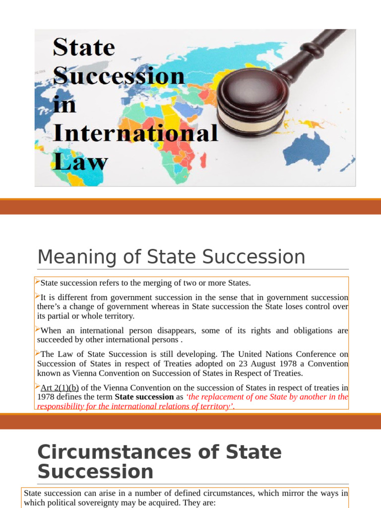 State Succession | PDF