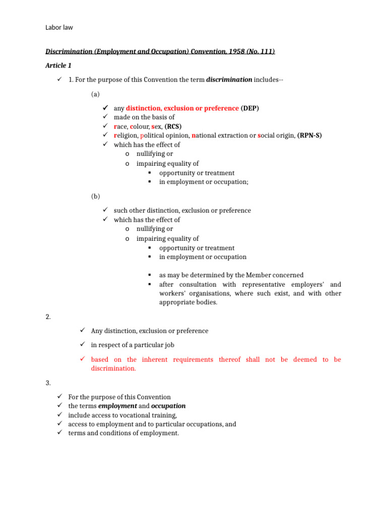 Labor Law Codal Notes | PDF