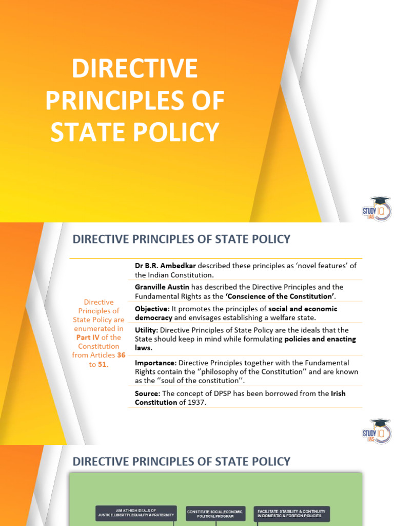 Directive Principle of State Policy | PDF