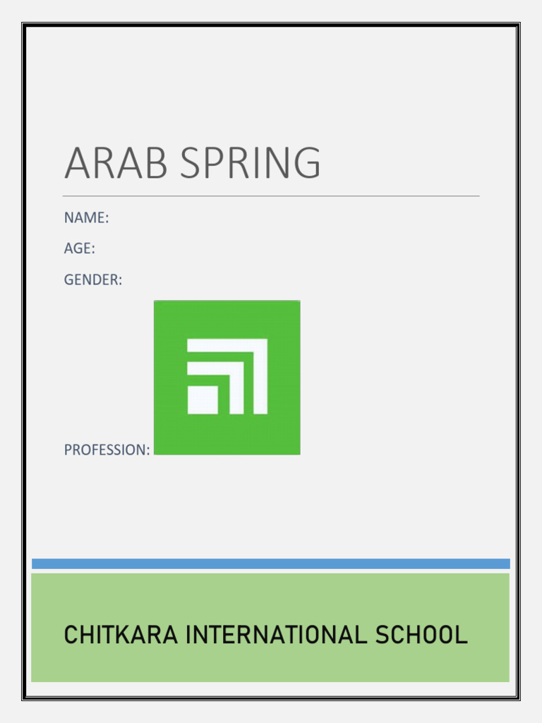 Arab Spring Printout | PDF