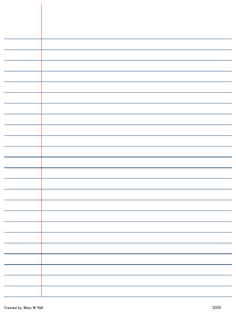 Wide Ruled Paperwithdottedlines | PDF