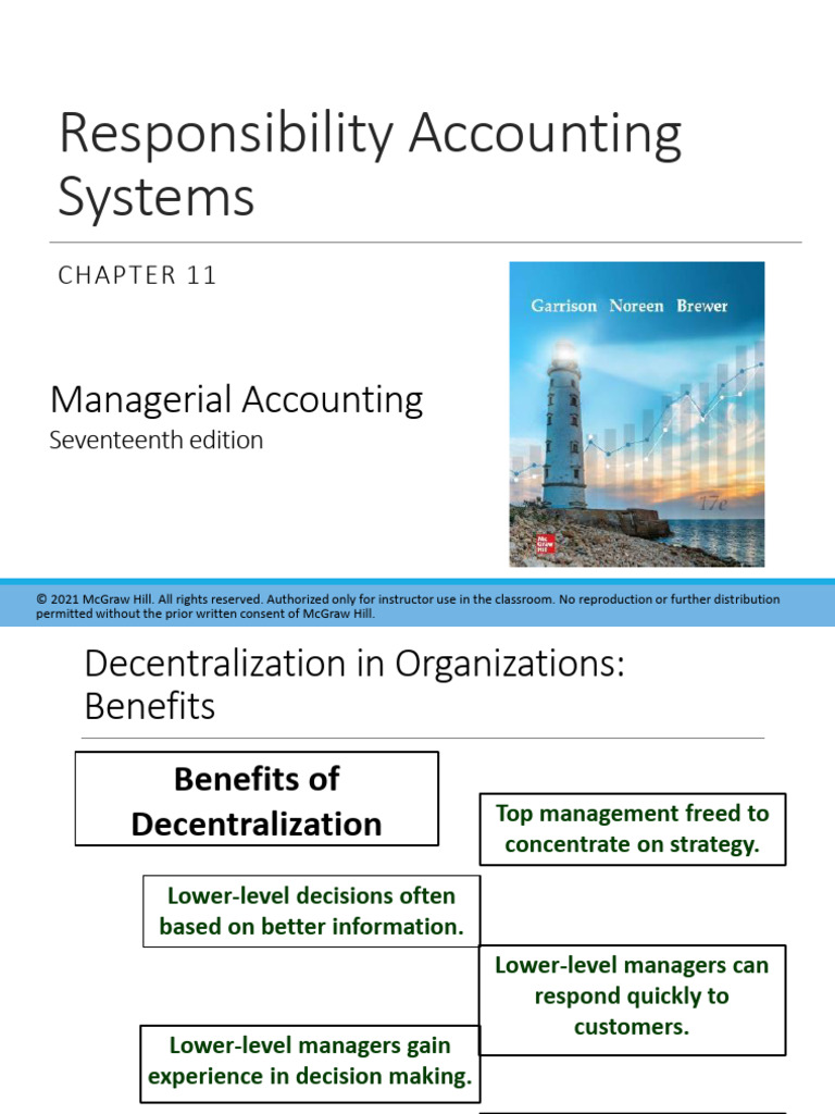 Responsibility Accounting Systems - MBA | PDF