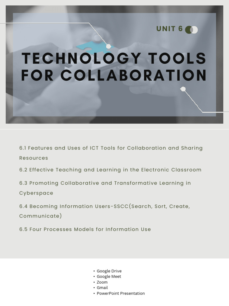 Unit 6.1 Ict Tools | PDF