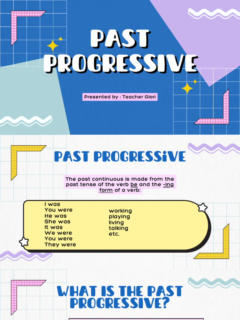 Past Progressive | PDF