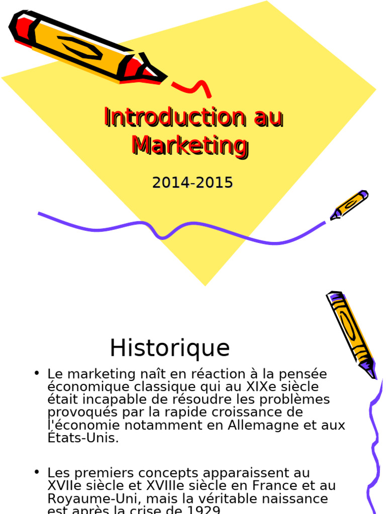 Introduction Au Marketing UAHB STIC 2 | PDF