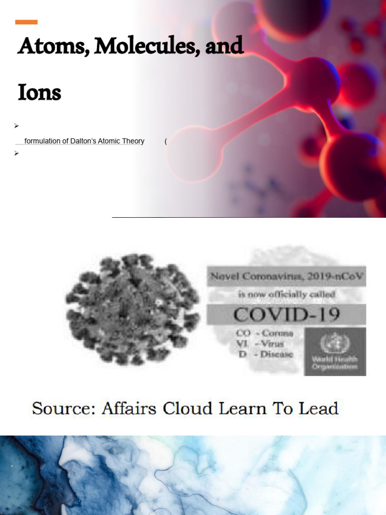 Atoms 1 | PDF