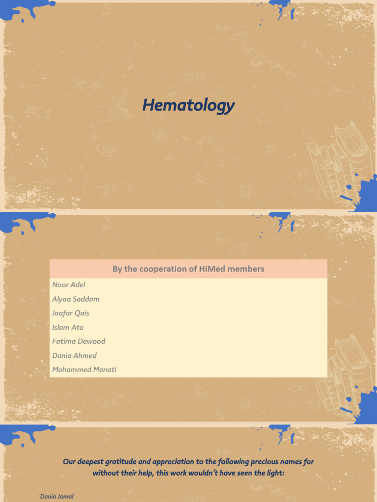 Hematology | PDF