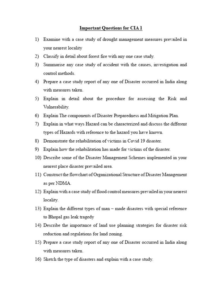 Importanat Questions | PDF