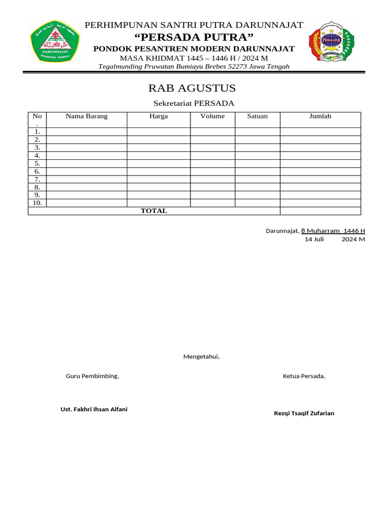 RAB Bagian Fix | PDF
