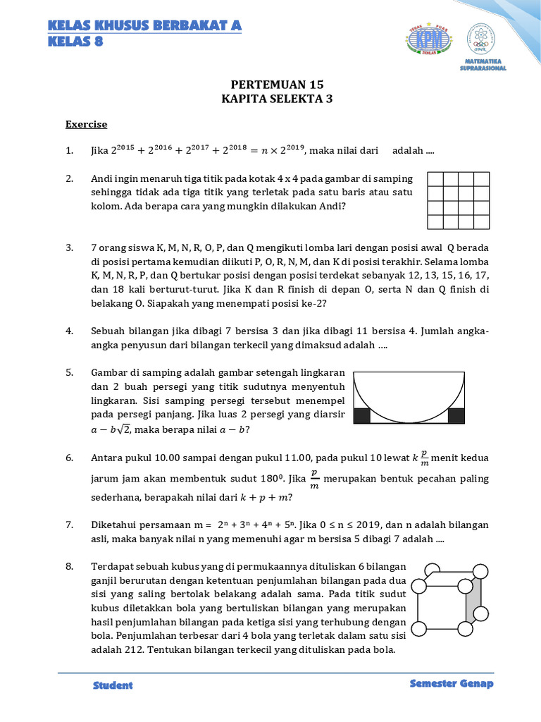 Materi 1-Berbakat A08-MTK - 1683685390 | PDF