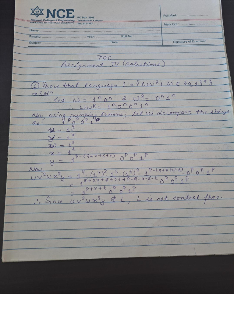 4th Assignment Solution | PDF