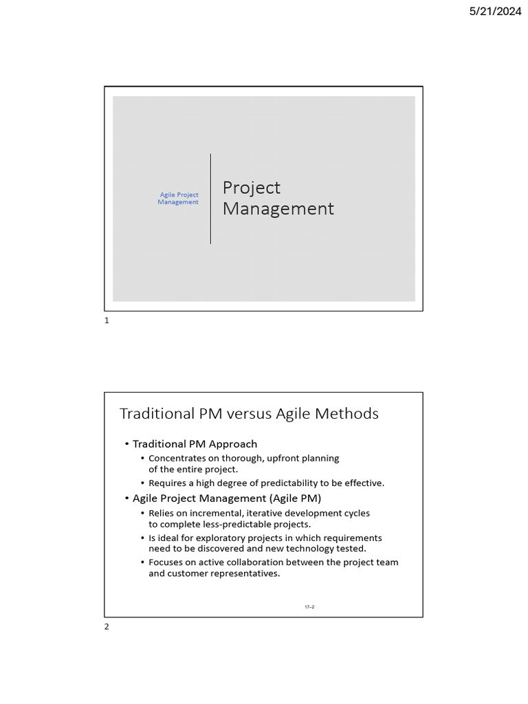 12 - Agile Project Management | PDF