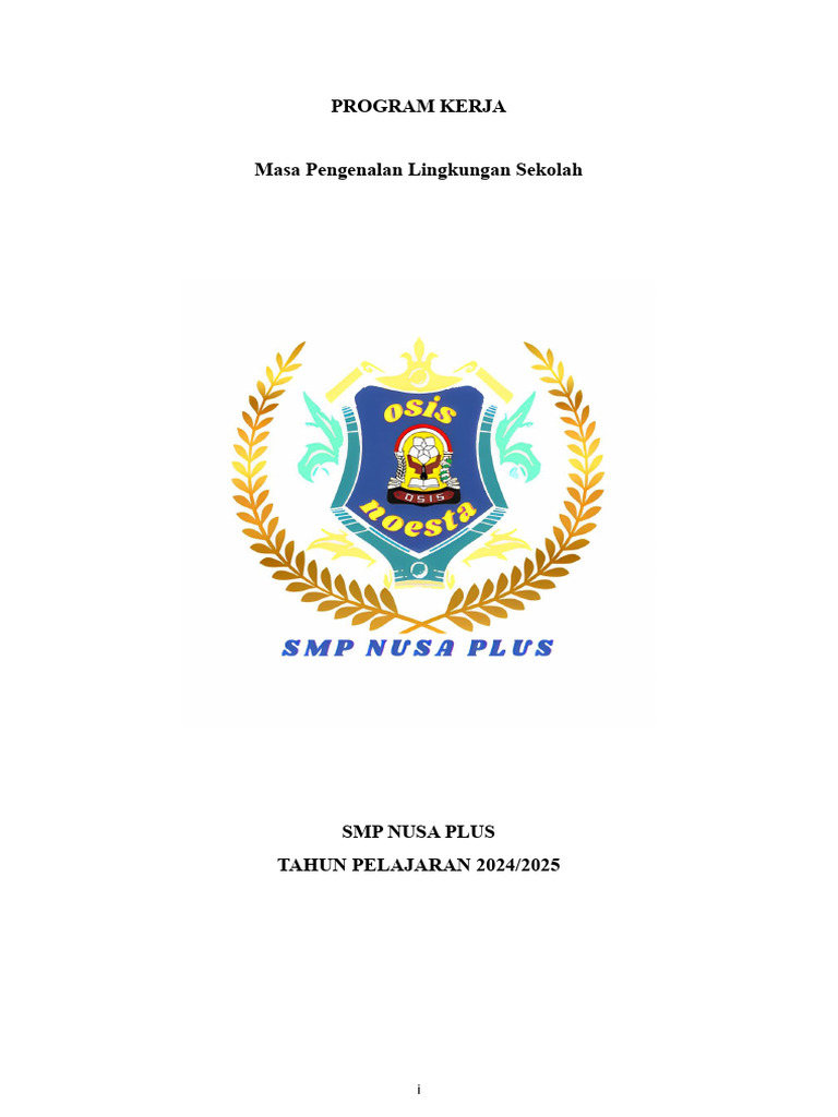 Program Kerja MPLS | PDF