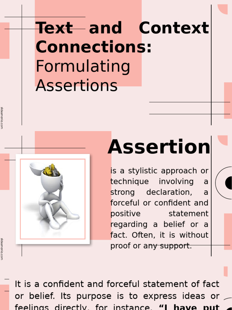 g11 Formulating Assertions | PDF