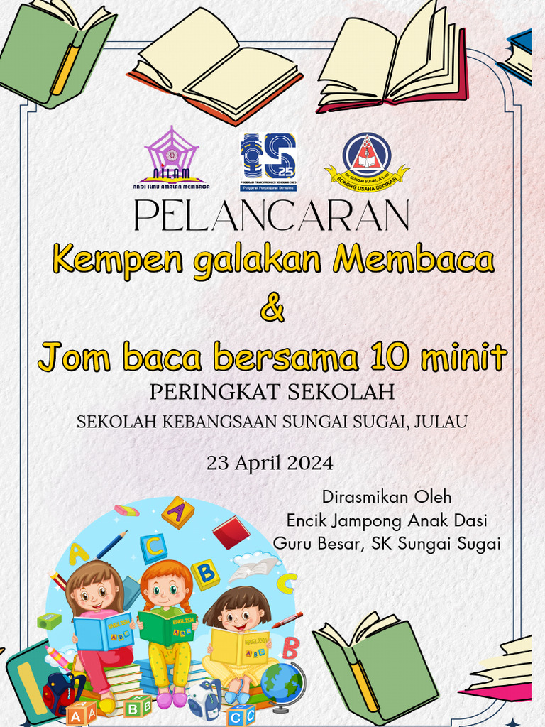 Buku Program Pelancaran Galalan Membaca & Jom Baca Bersama 10minit | PDF