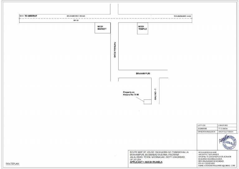 Akash Route Plan | PDF