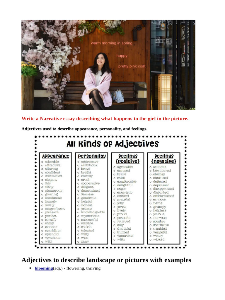 How To Describe Setting and Character | PDF