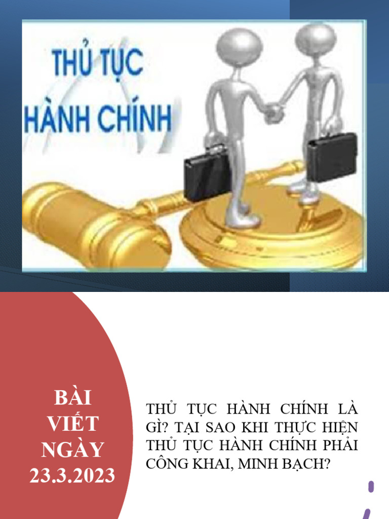 Chương 9 TH T C Hành Chính | PDF